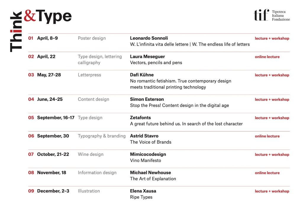 Think&Type by Tipoteca – mimicocodesign